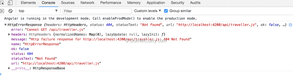 Angular Http Error Handling