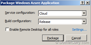 Managing Structured Data using Windows Azure Table Service | DotNetCurry