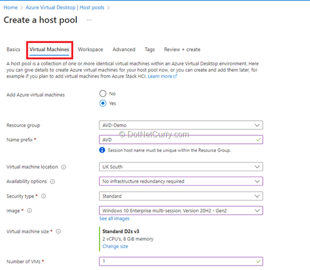 Create Azure Virtual Desktop Environment - Step By Step | DotNetCurry Create Azure Virtual Desktop Environment - Step By Step | DotNetCurry