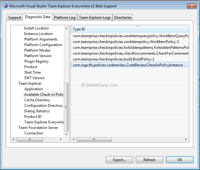 Run And Deploy Custom Check In Policy Using Tfs Sdk 11 For Java Dotnetcurry