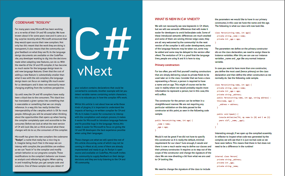 DNC Magazine for .NET Developers - September 2014 Issue